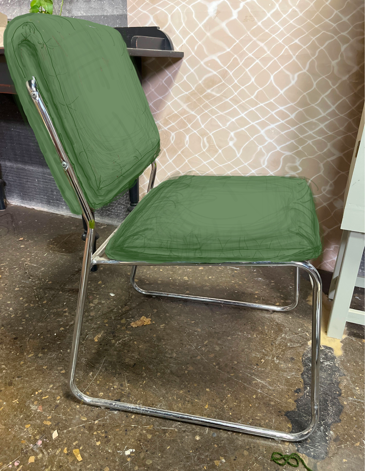 ReFurbishing A ‘90s Desk Chair into a Statement Chair — The Sorry Girls