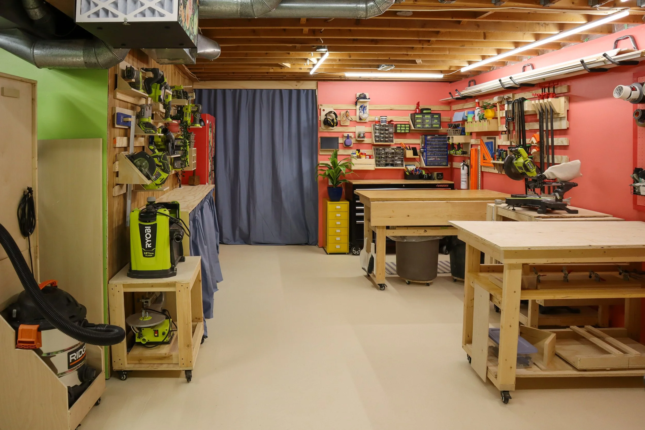 Complete Workshop Makeover — The Sorry Girls