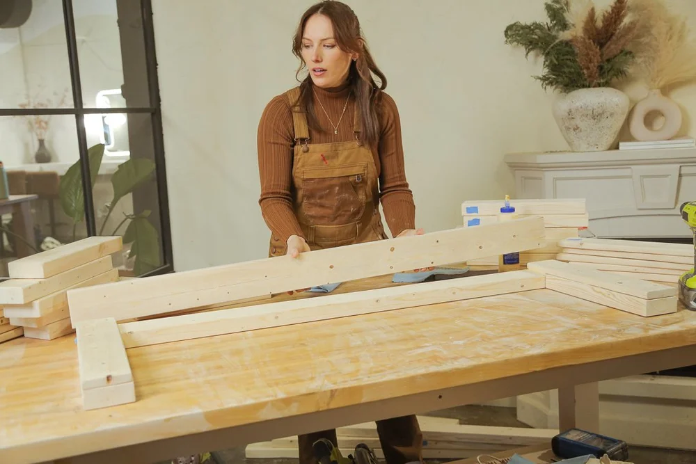 How To Build Slatted Bench: A Beginner Woodworking Project — The Sorry ...