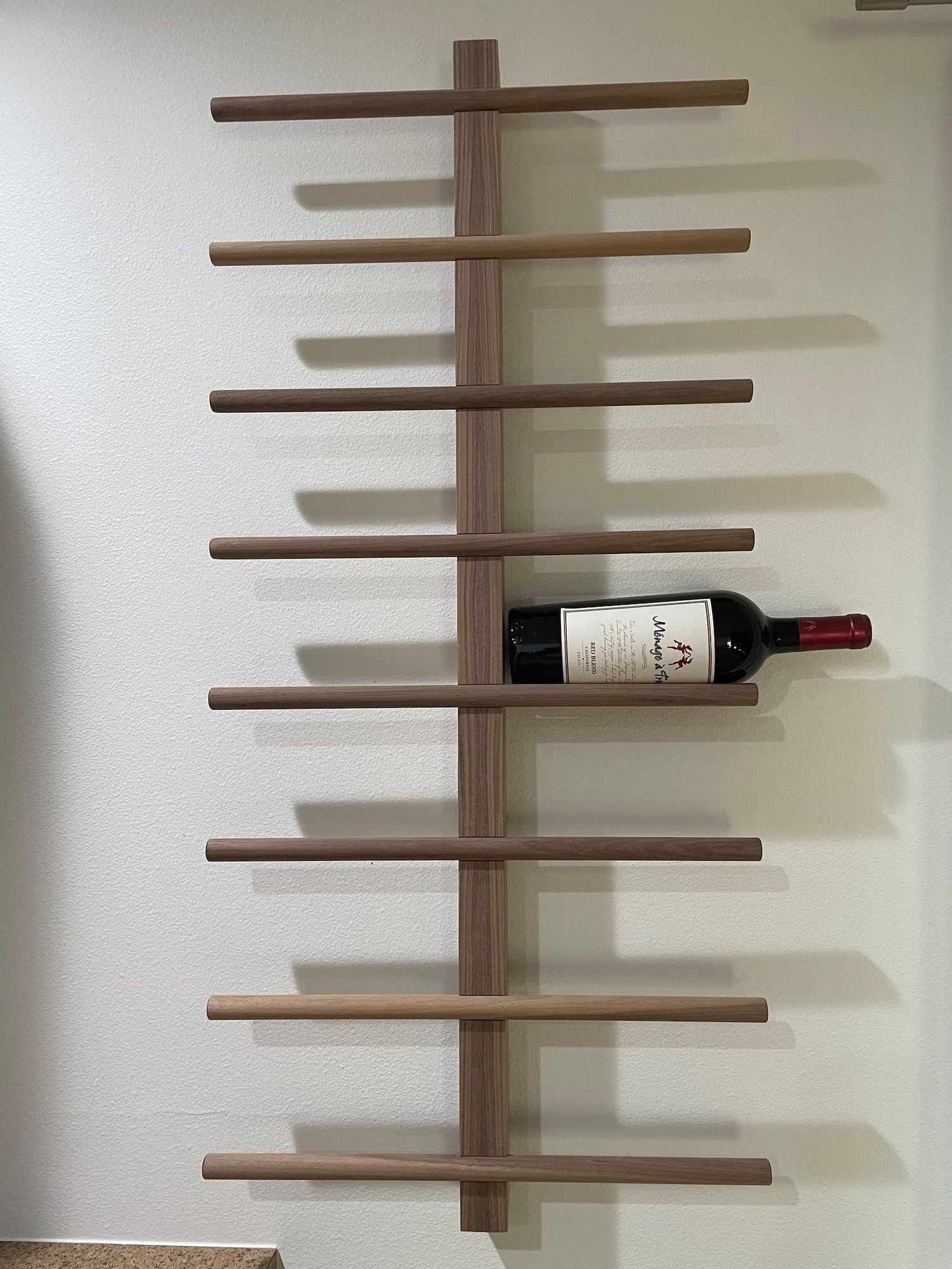 DIY Wall Mounted Wine Rack (Step-by-Step) — The Sorry Girls