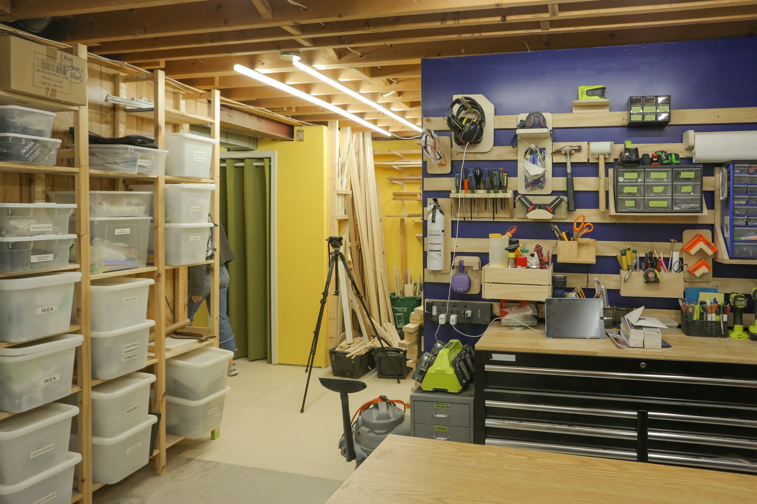 Complete Workshop Makeover — The Sorry Girls