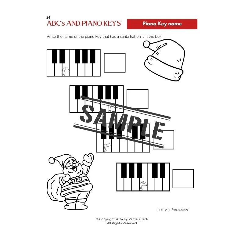 Studio Licensed Theory Activity Book for the holidays. Over 70 pages of ...