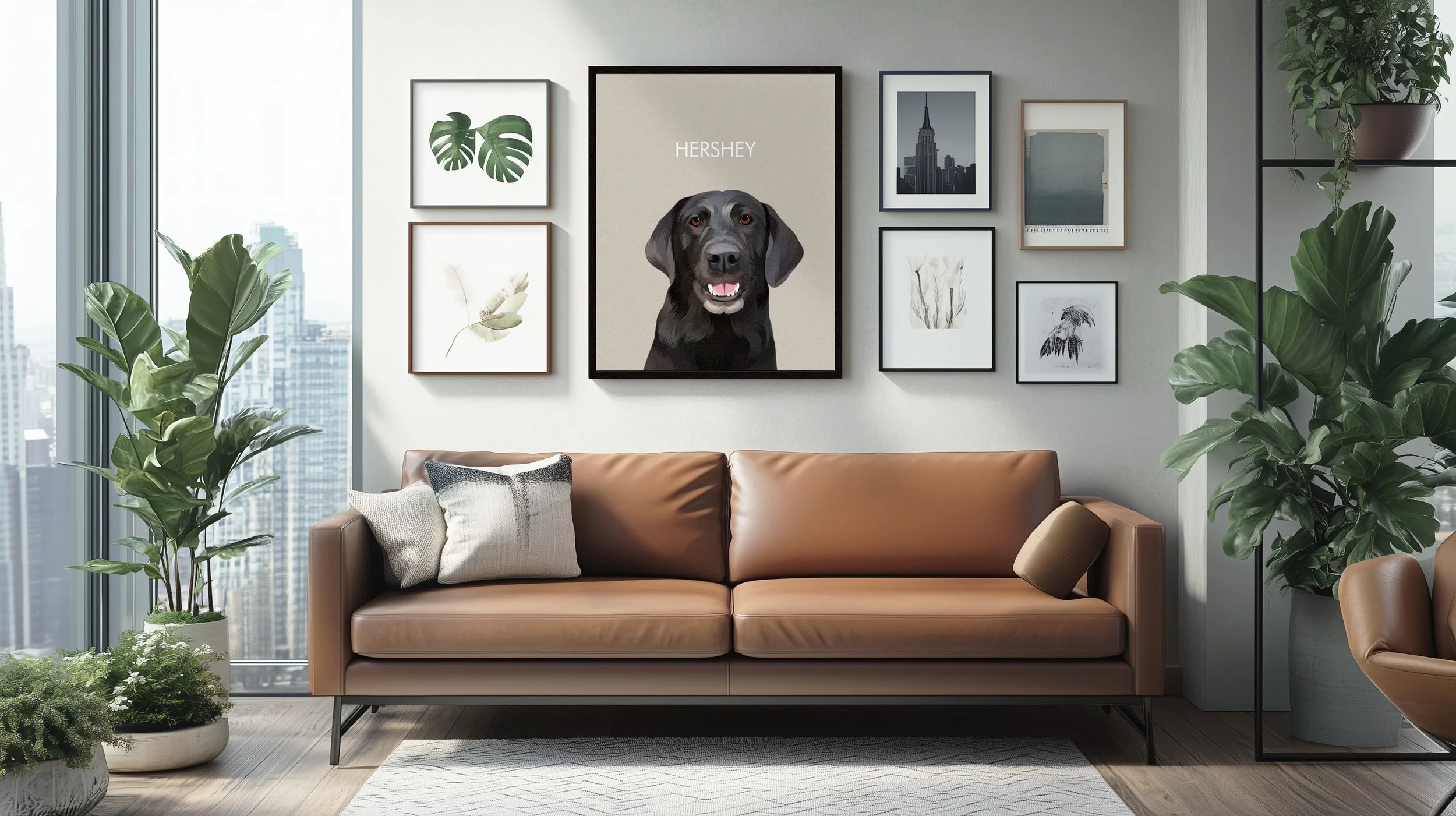 Hand-Illustrated Custom Pet Portraits - Petprintingco
