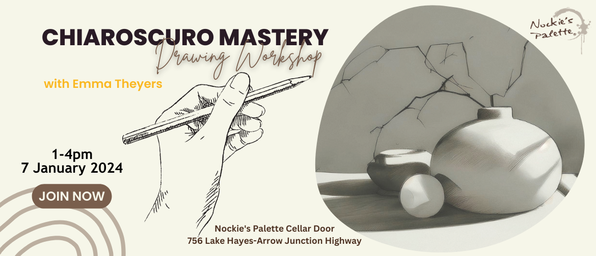 Art Class: Chiaroscuro Mastery Drawing Workshop — Nockie's Palette ...