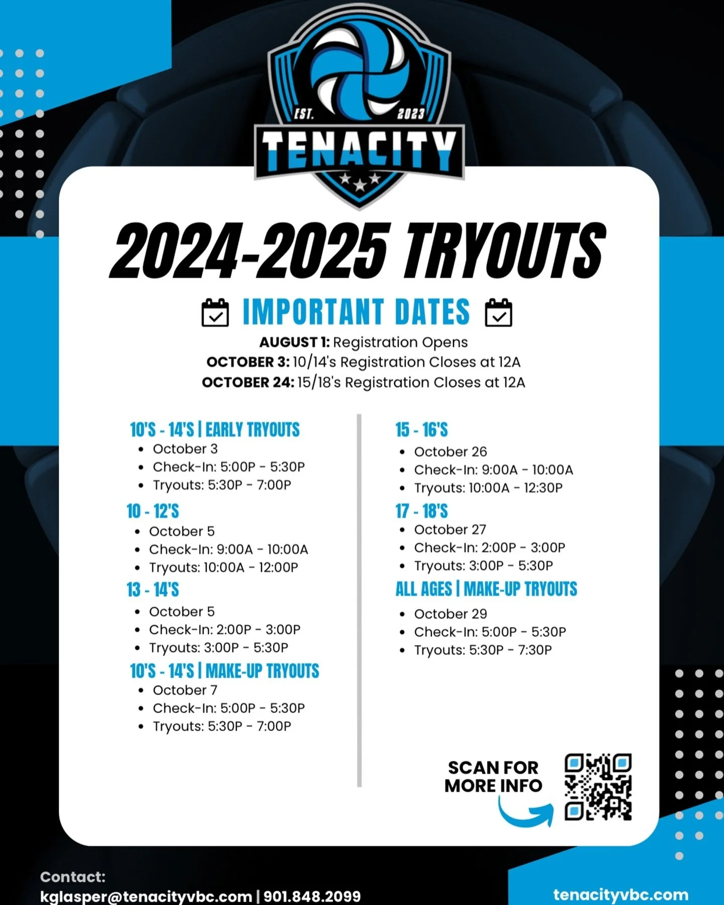 TENACITY Volleyball Club at Memphis Sports & Events Center | Premier ...