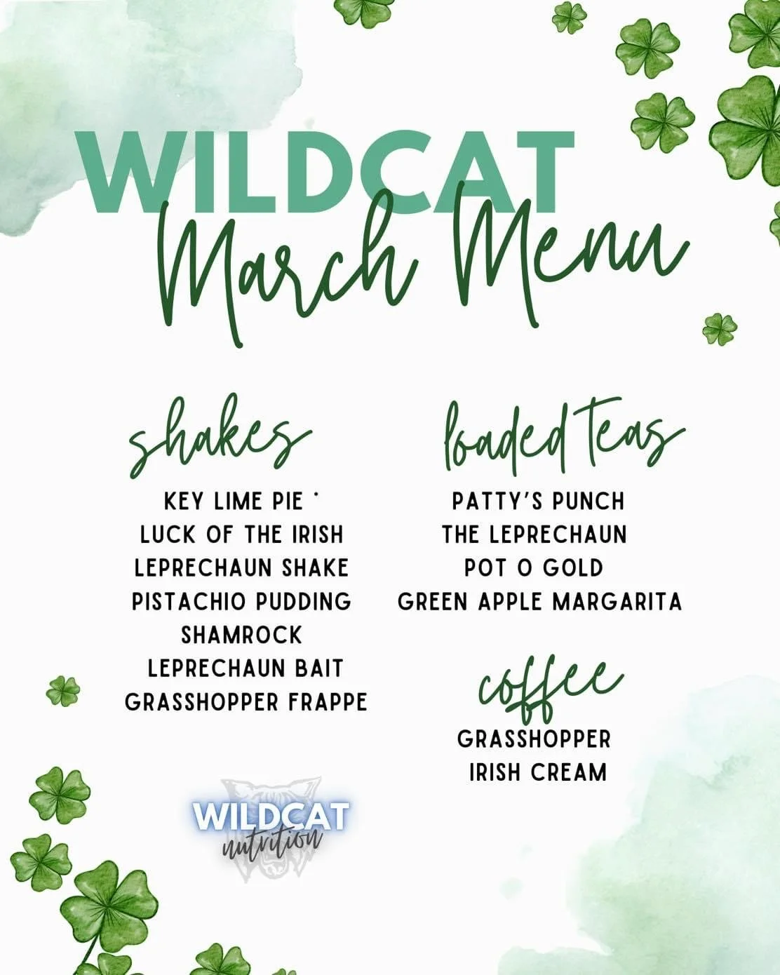 Wildcat Nutrition — Wildcat Nutrition & Fitness Center