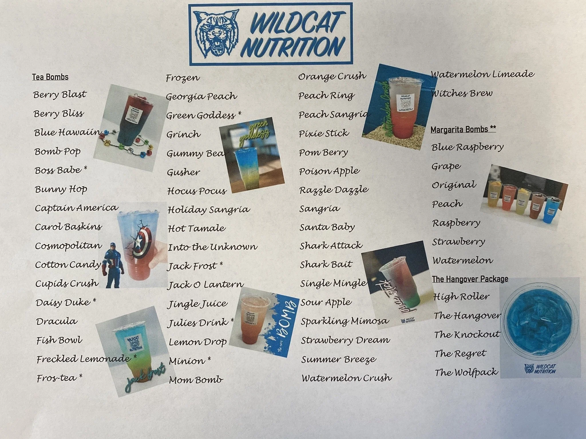 Wildcat Nutrition — Wildcat Nutrition & Fitness Center