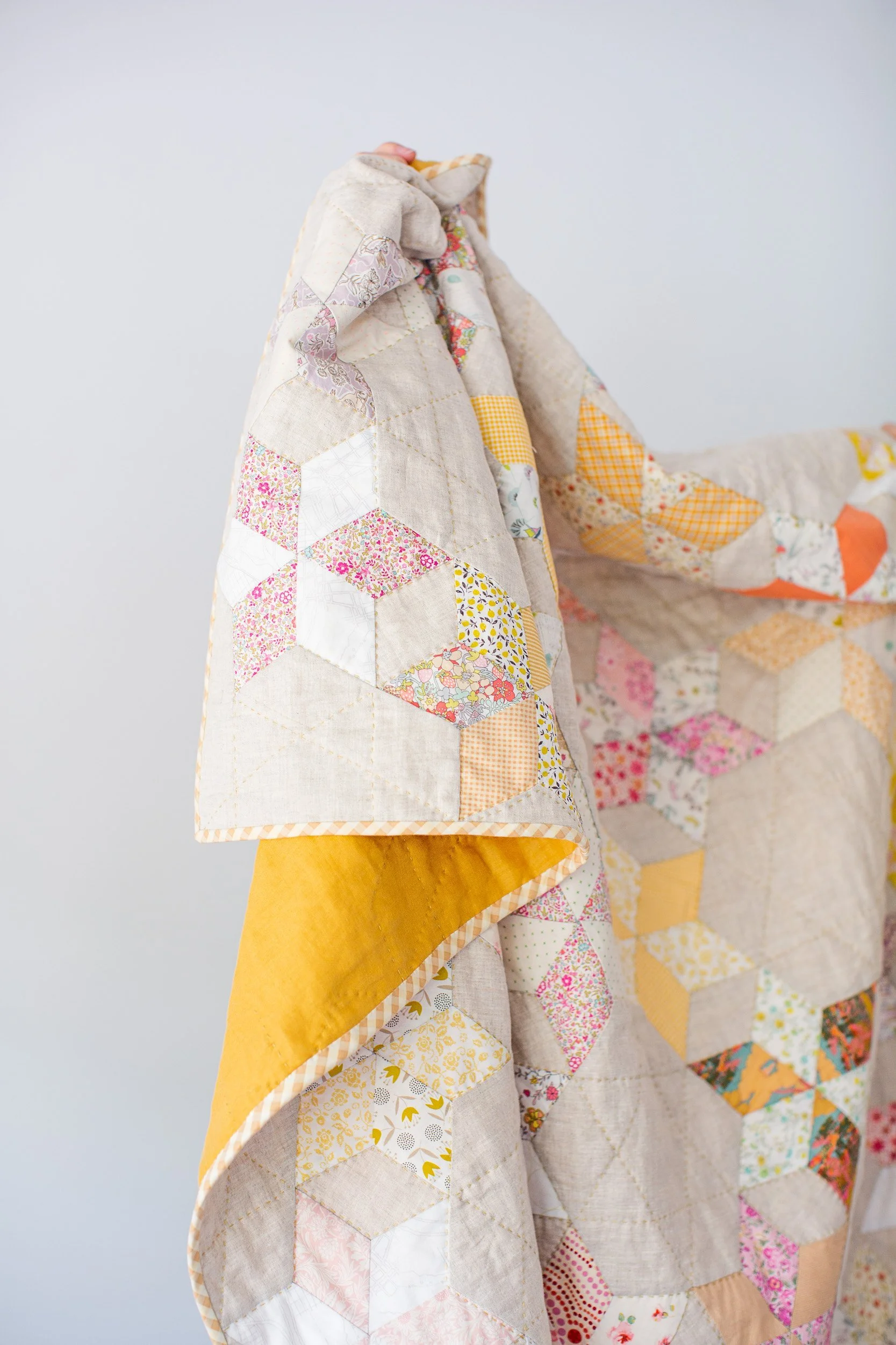 Linen Sisters Quilt -Linen and Liberty Starter Kit — Mel Storey Patchwork