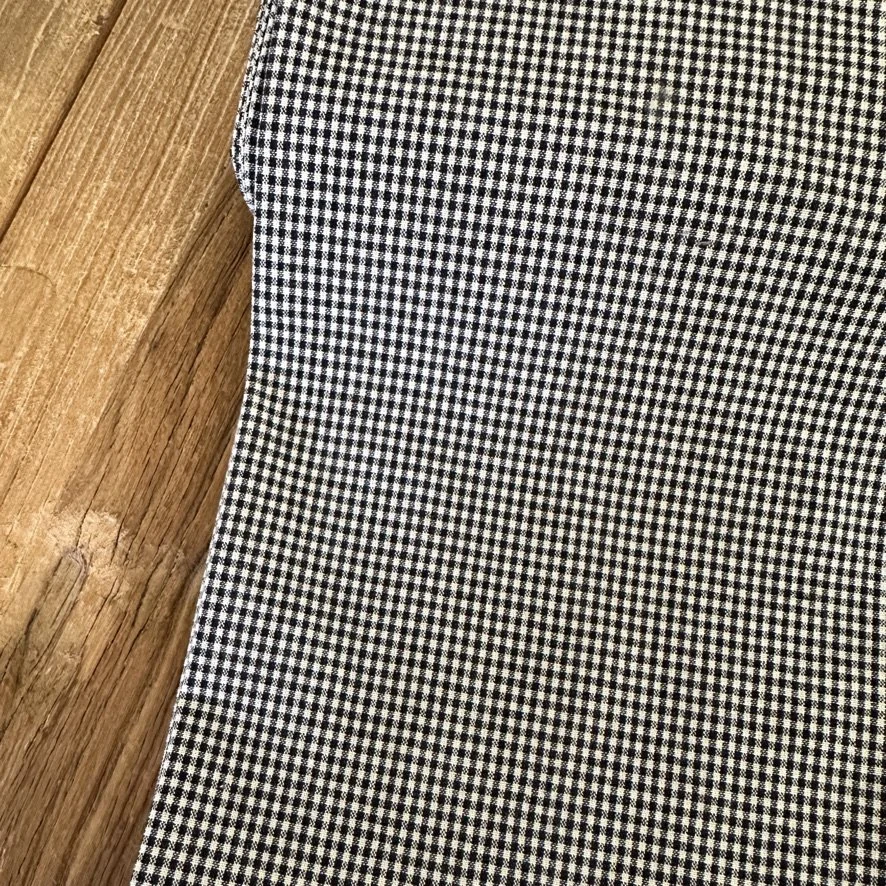 Woven micro check - Black — Mel Storey Patchwork
