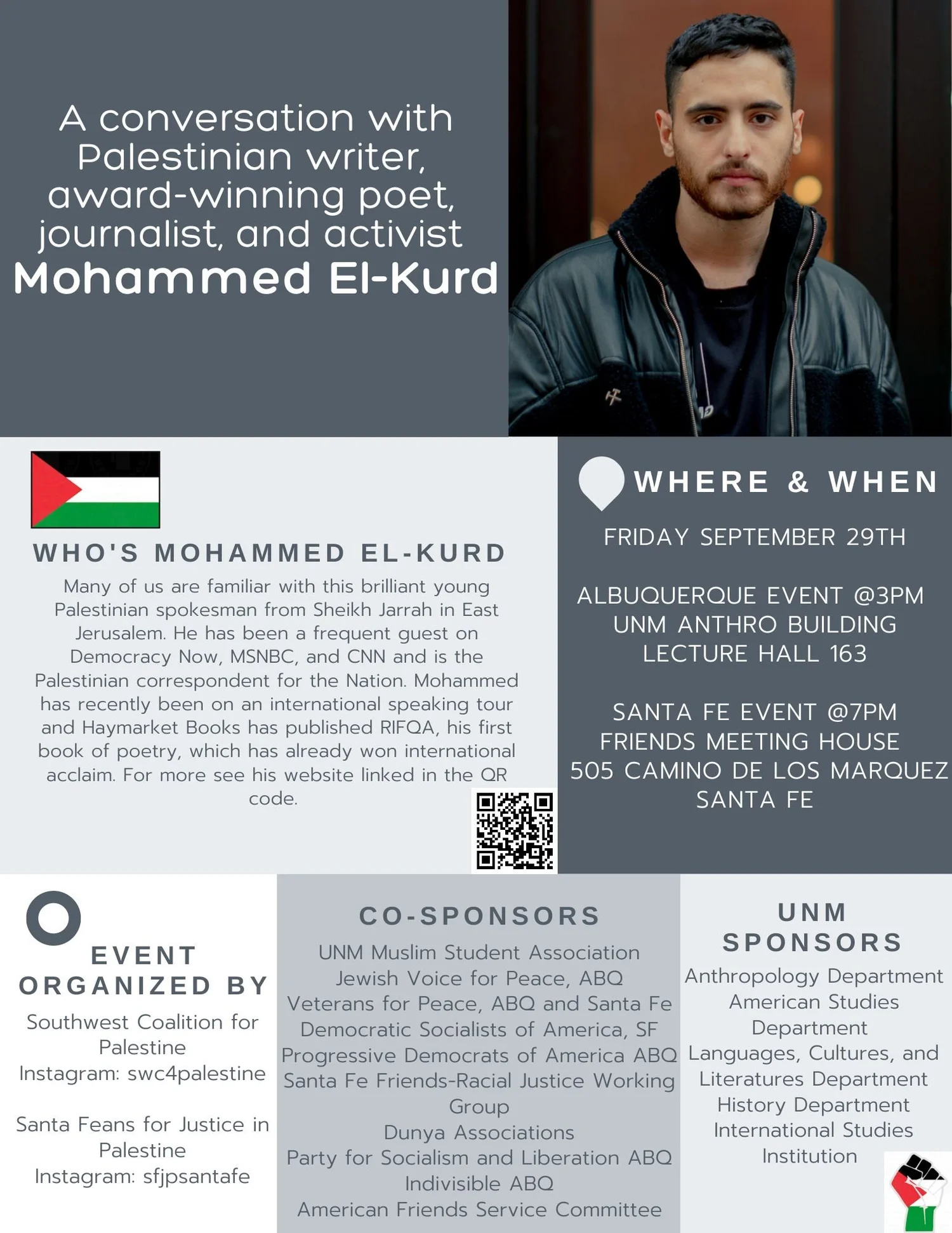 A Conversation with Mohammed El-Kurd — Santa Feans for Justice in Palestine