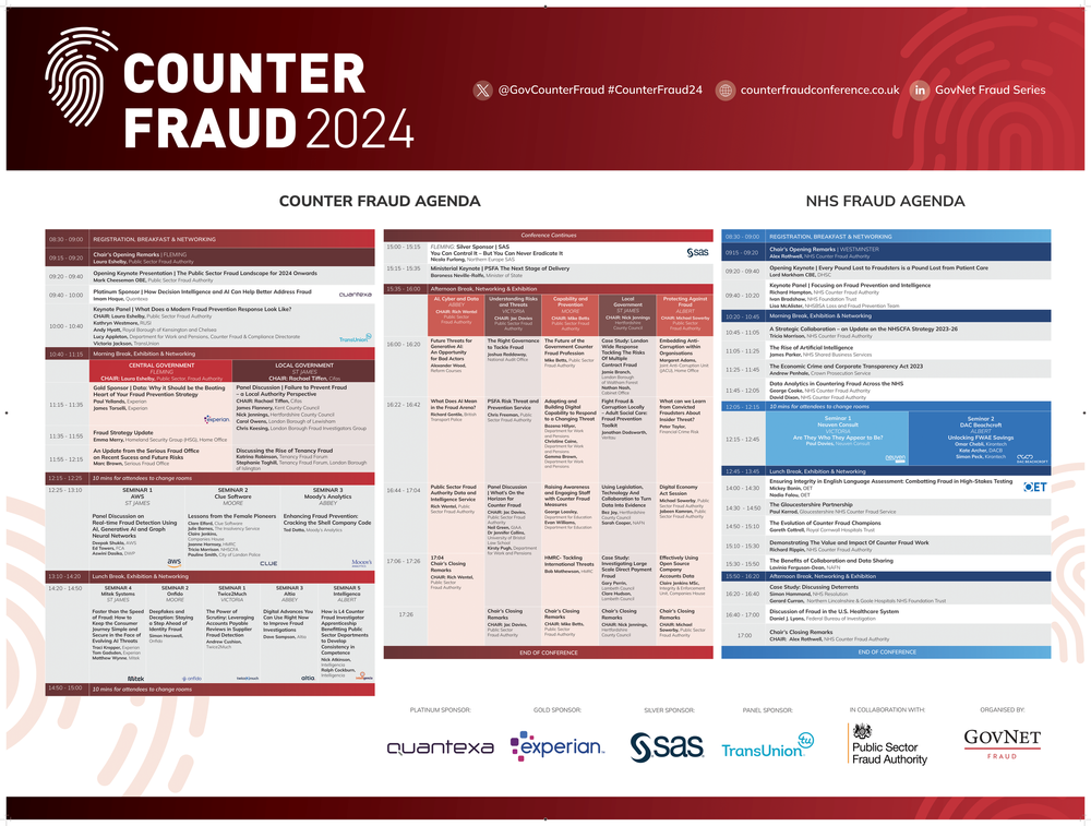 Agenda — Counter Fraud Conference