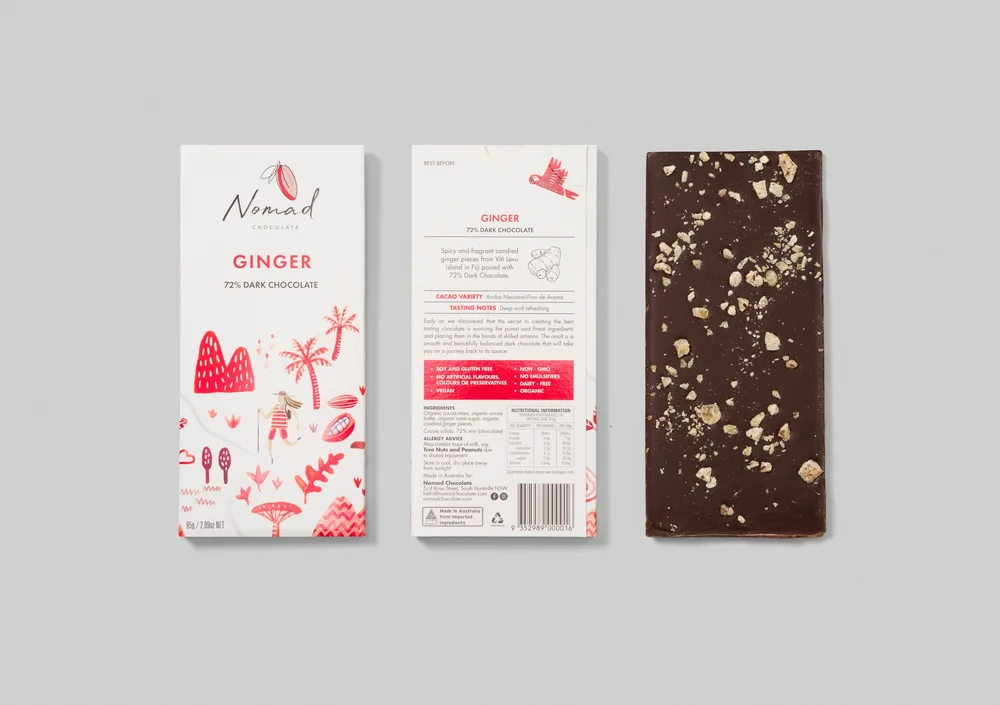 Nomad Chocolate — Twofromtwo - Design & Branding Studio - Graphic ...