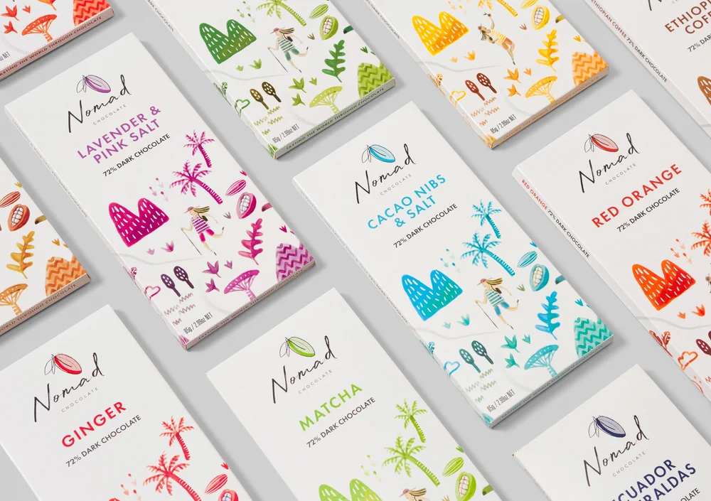 Nomad Chocolate — Twofromtwo - Design and Branding Studio - Graphic ...