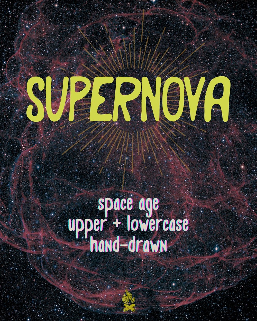 Cosmic Stardust Font — The Campfire Creative