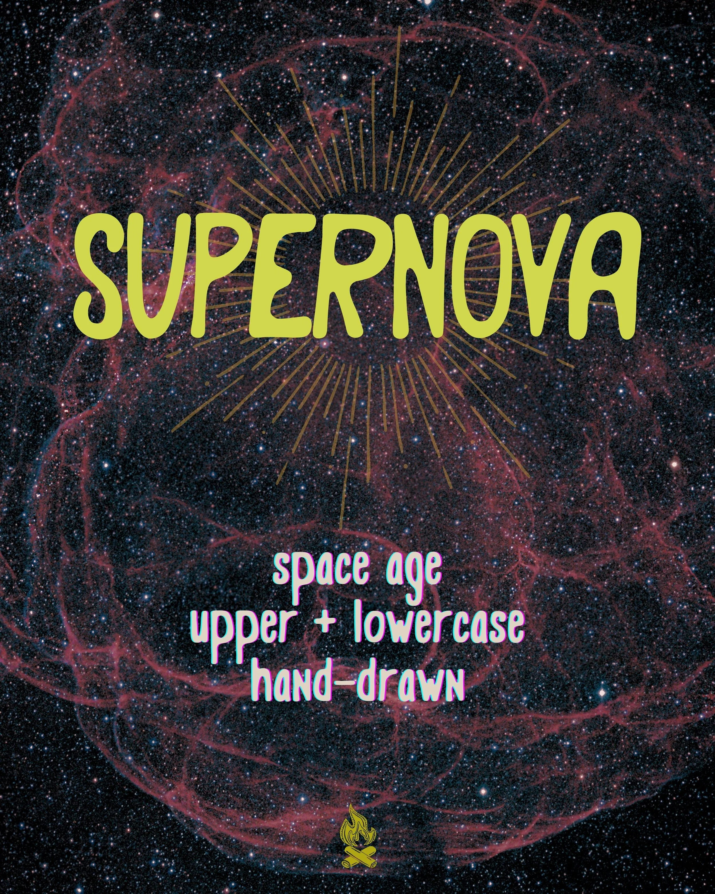 Cosmic Stardust Font — The Campfire Creative