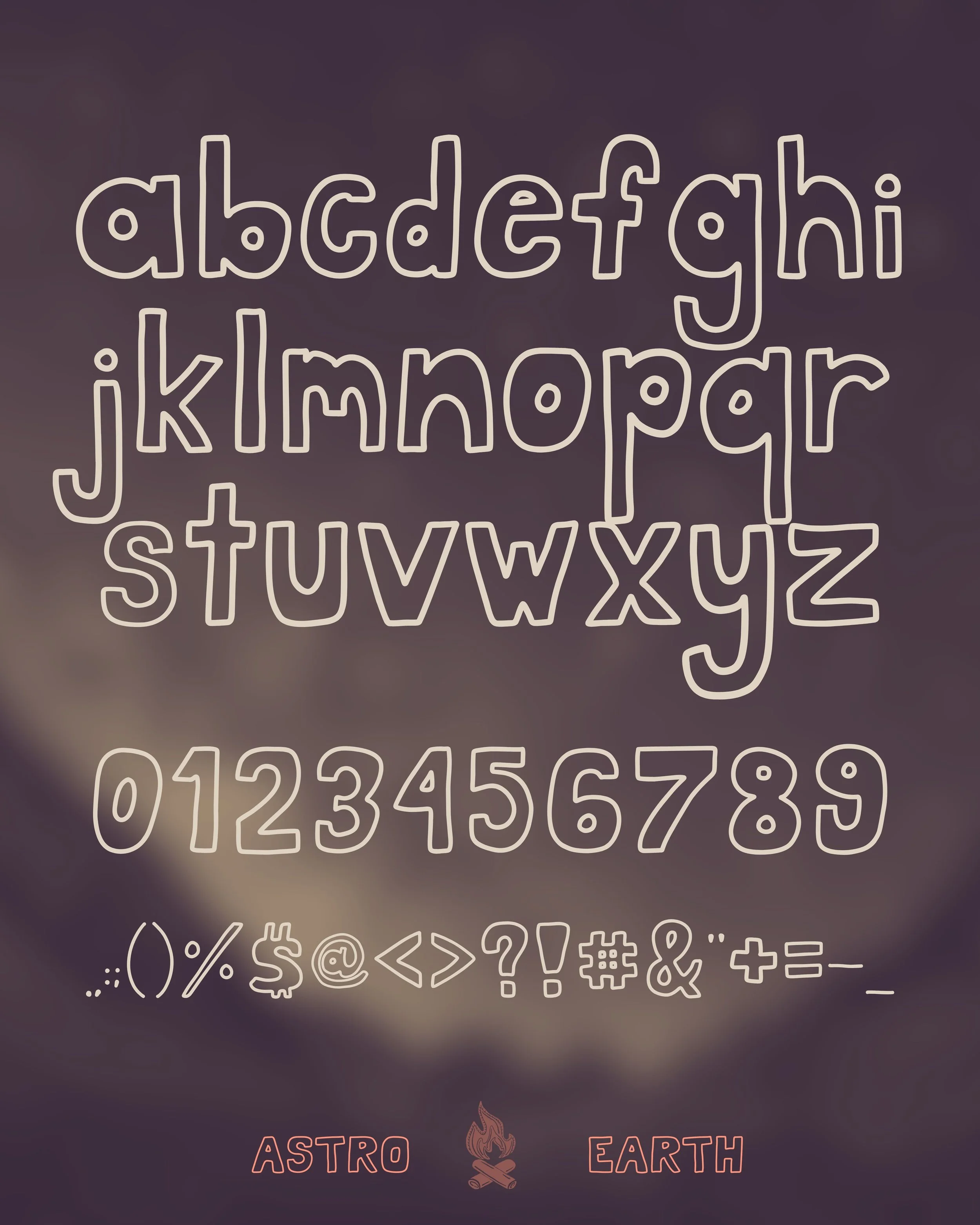 Cosmic Stardust Font — The Campfire Creative
