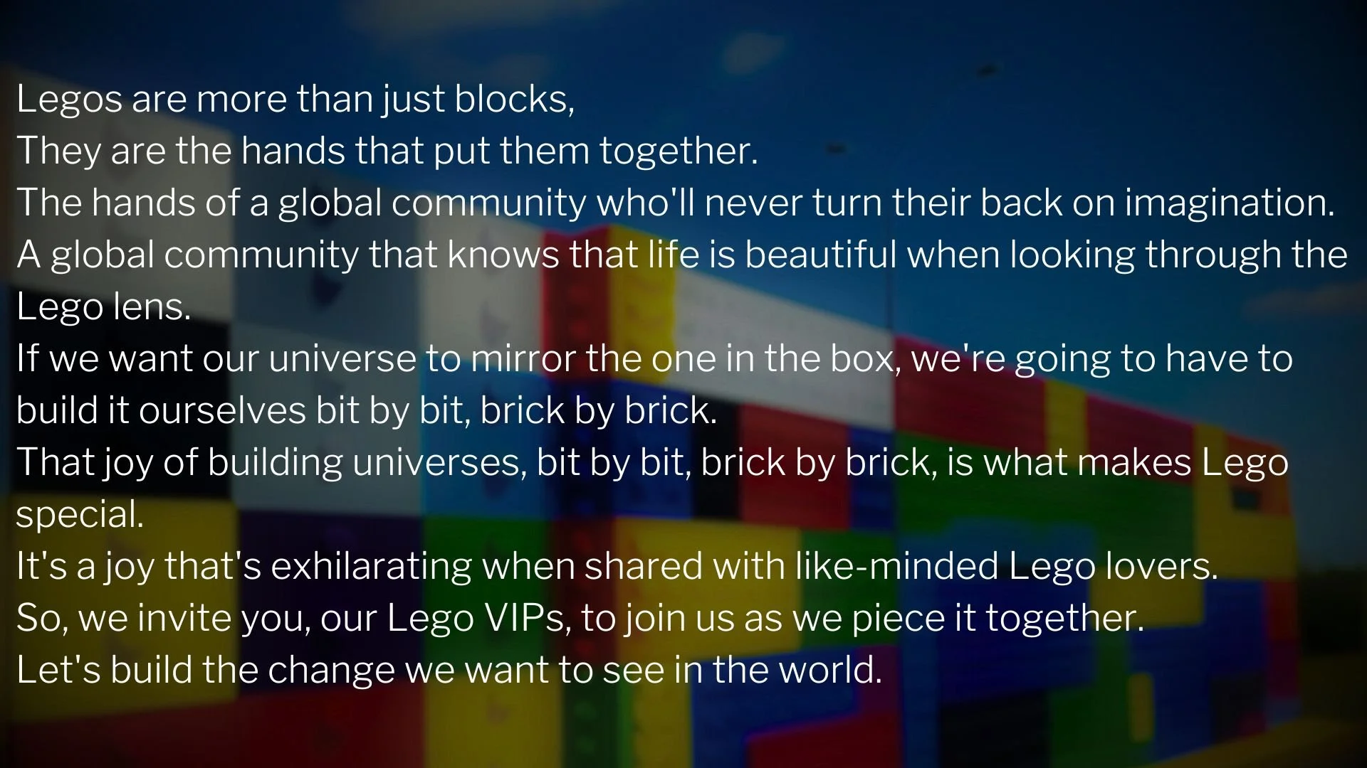 Out of Home: Lego — Ru's A Copywriter.