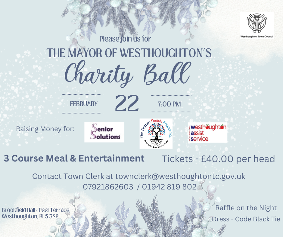 Mayor’s Charity Ball — Westhoughton Town Council