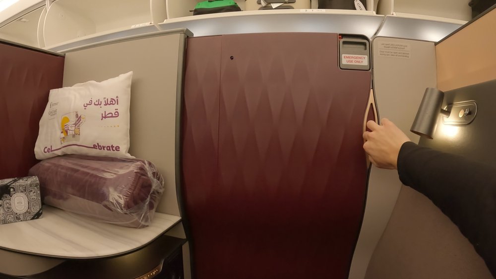 Review: Qatar Airways Qsuite on the A350-1000 from LAX to DOH — A+C Travels