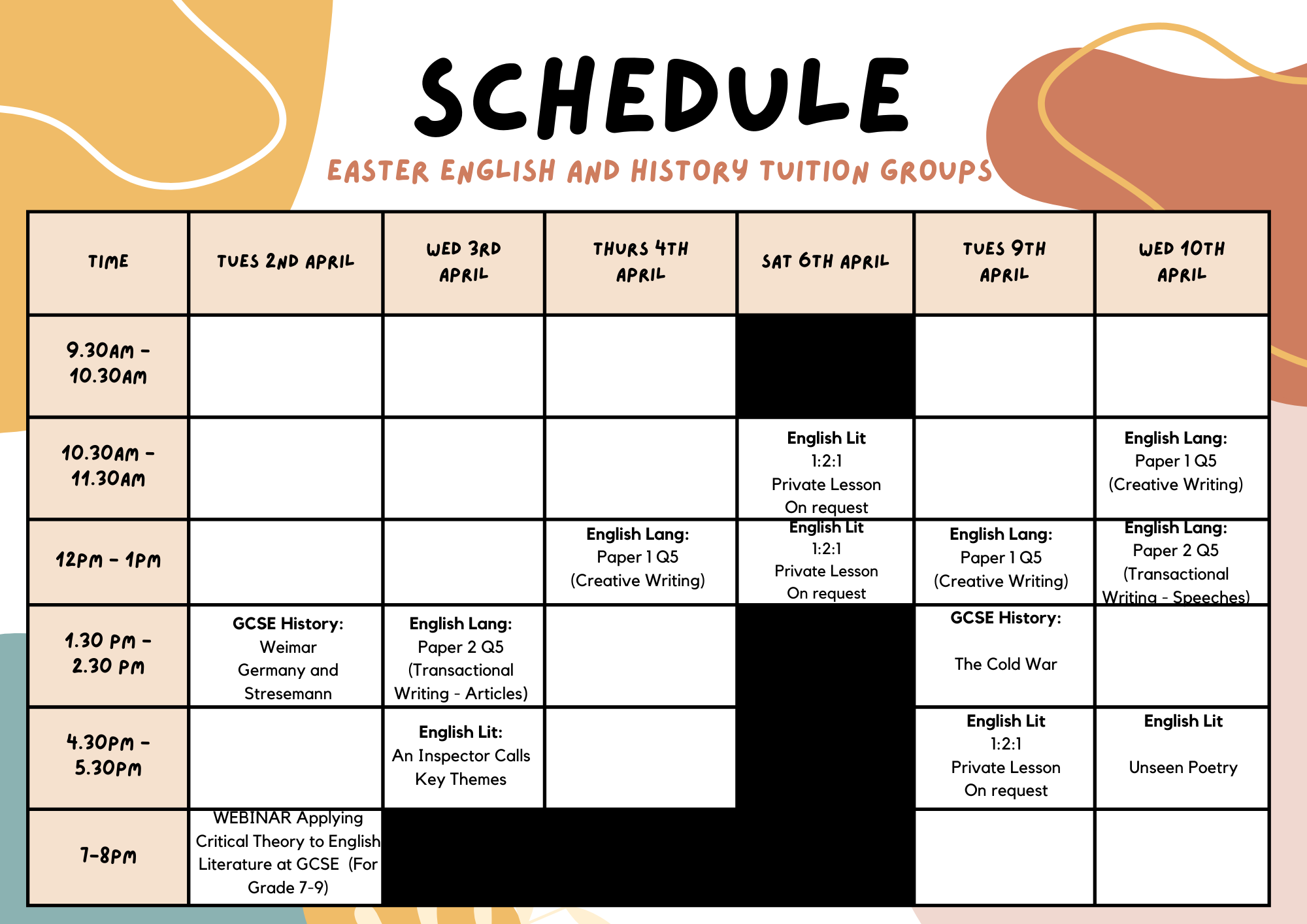 English Tuition — Kate Allen Tuition