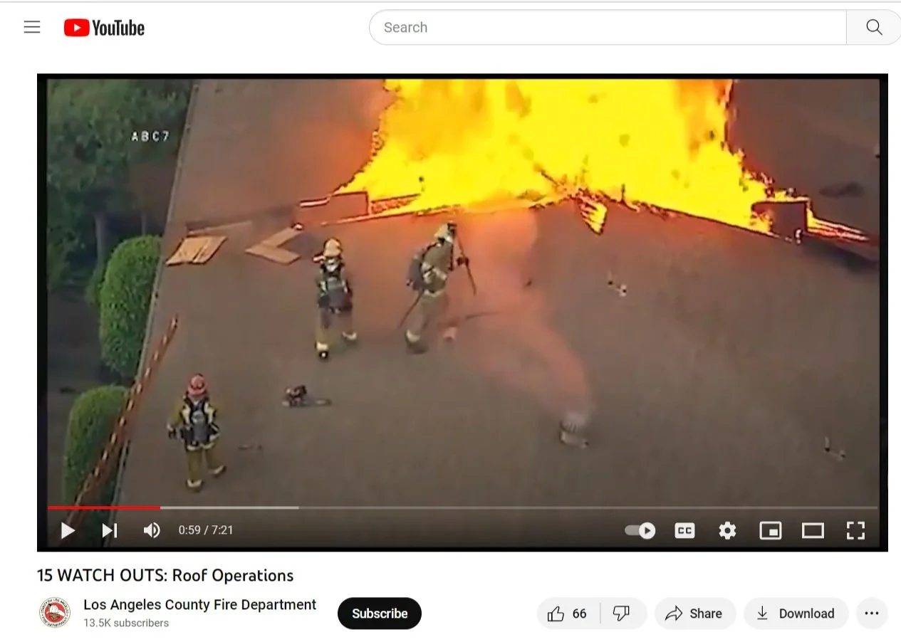 Firefighter Roof Operations — thefirefightermedic.com