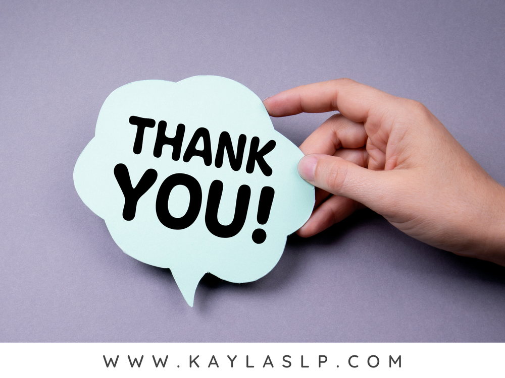 Celebrating SLP Appreciation Day — Kayla SLP