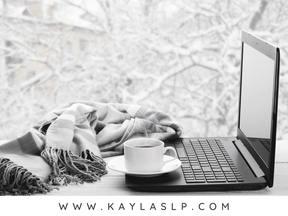 Teletherapy Activities for Winter — Kayla SLP