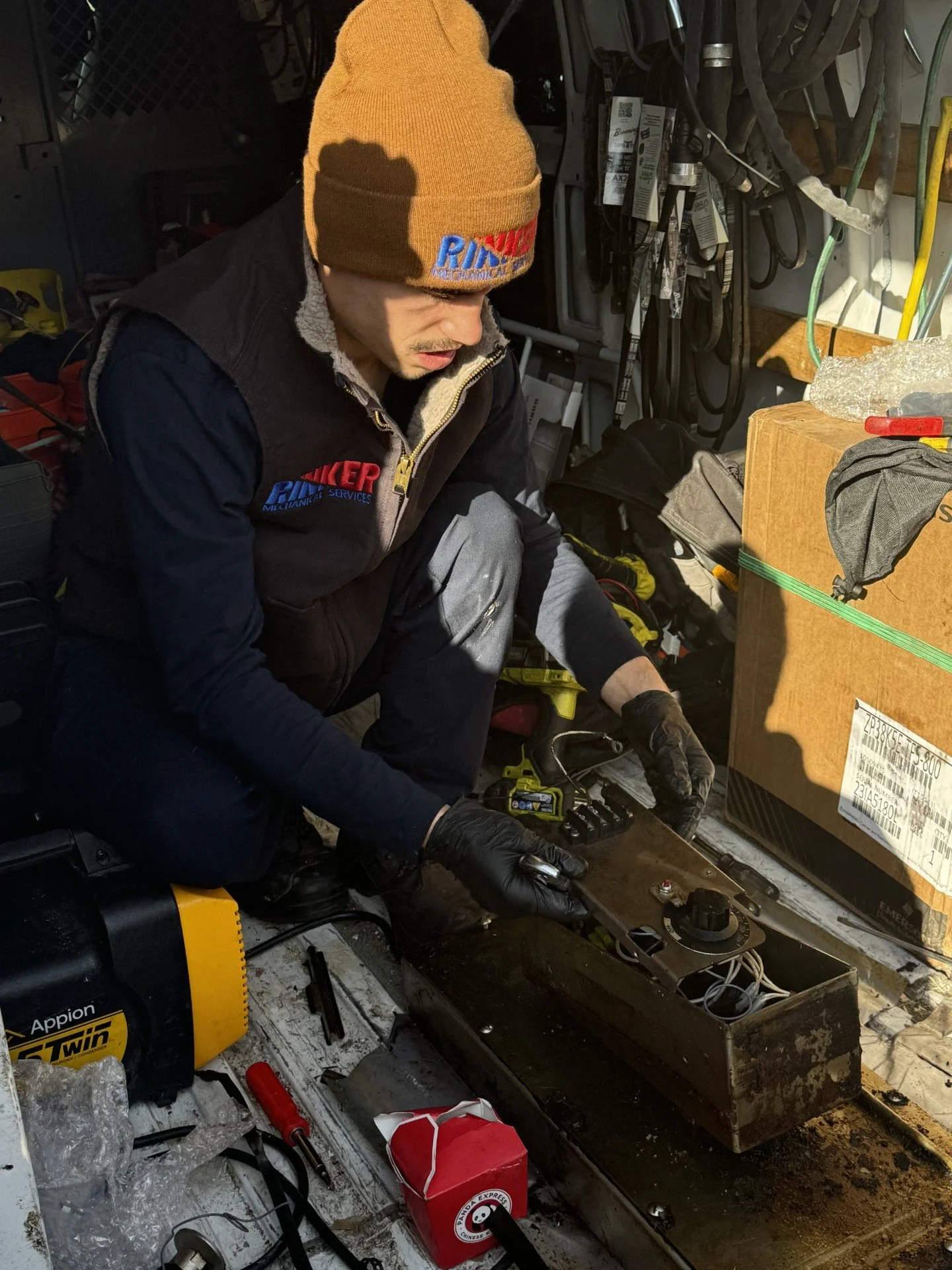 Contact 1 — Rinker Mechanical Services - HVAC, Refrigeration, Electrical & Lighting