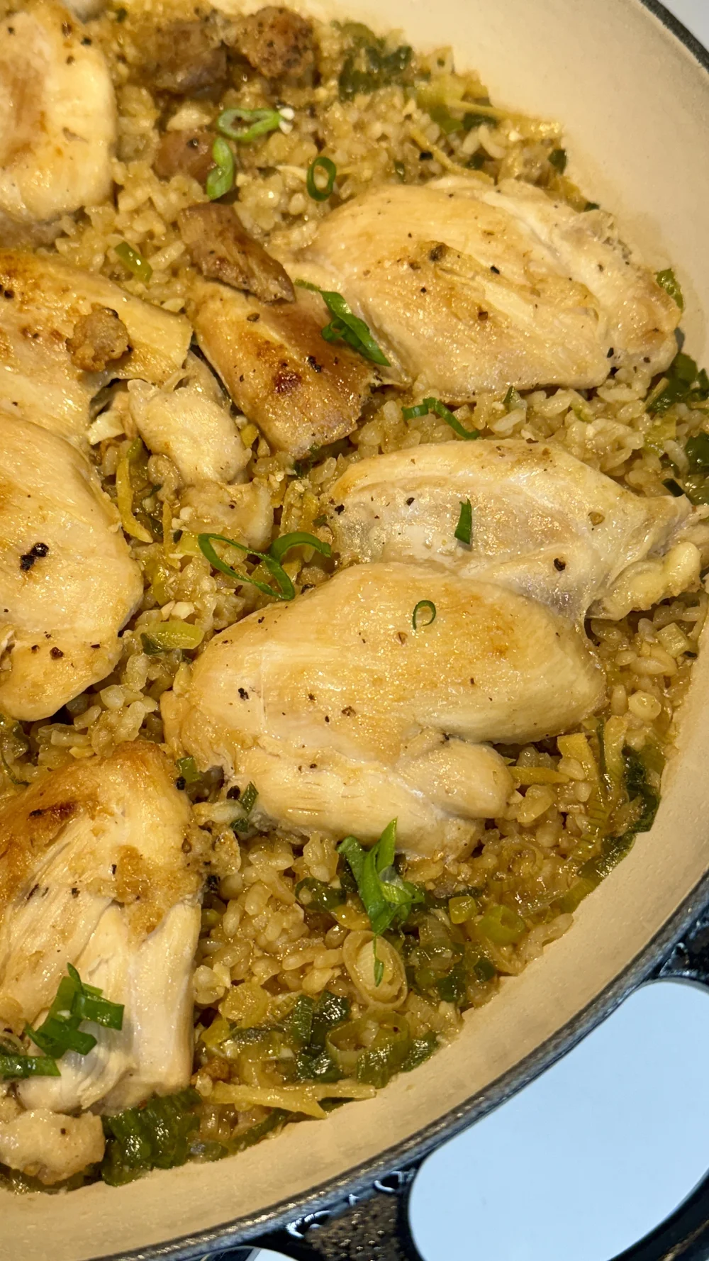 One Pot Ginger Garlic Chicken and Rice — Mya Allen