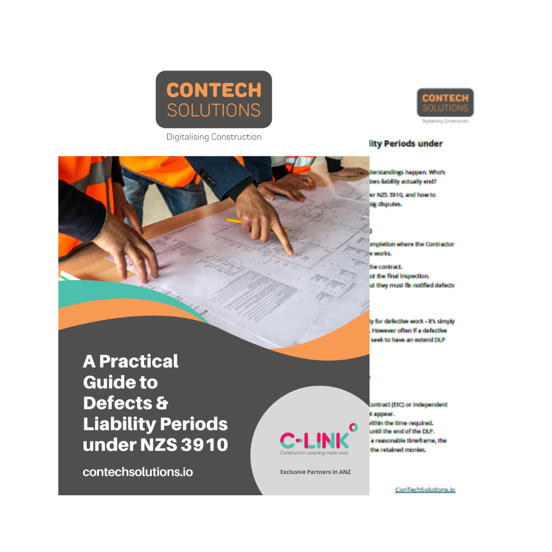 A Guide to Defects & Liability Periods under NZS3910 — ConTech