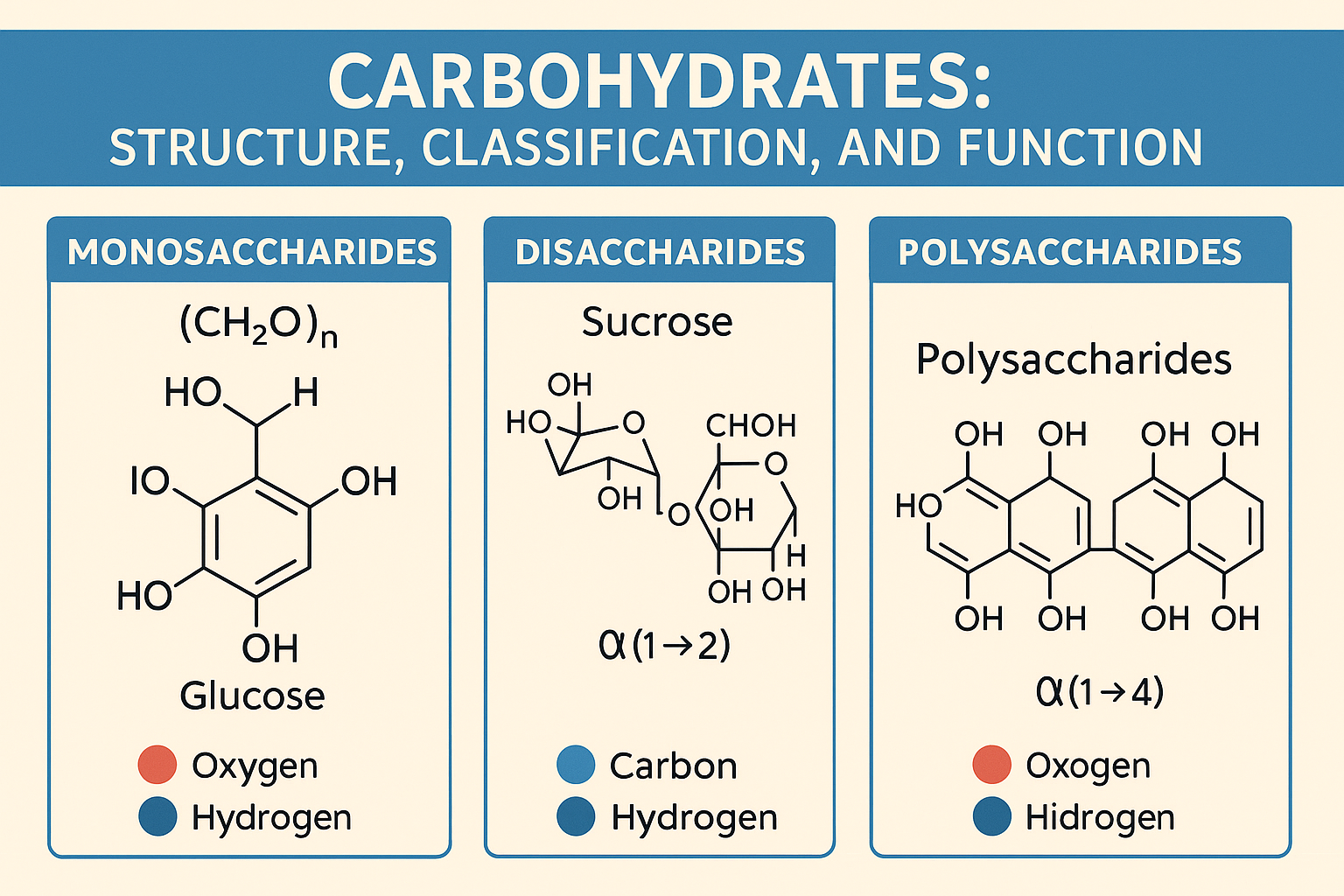 🍞 DAT Carbohydrates: Monosaccharides, Disaccharides & Polysaccharides ...