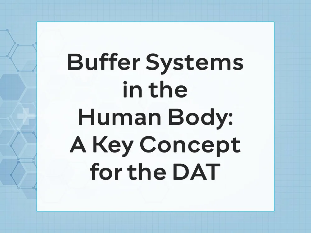 Buffer Systems in the Human Body: A Key Concept for the DAT — King of ...