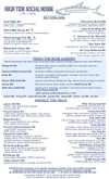 Menu — High Tide Social House