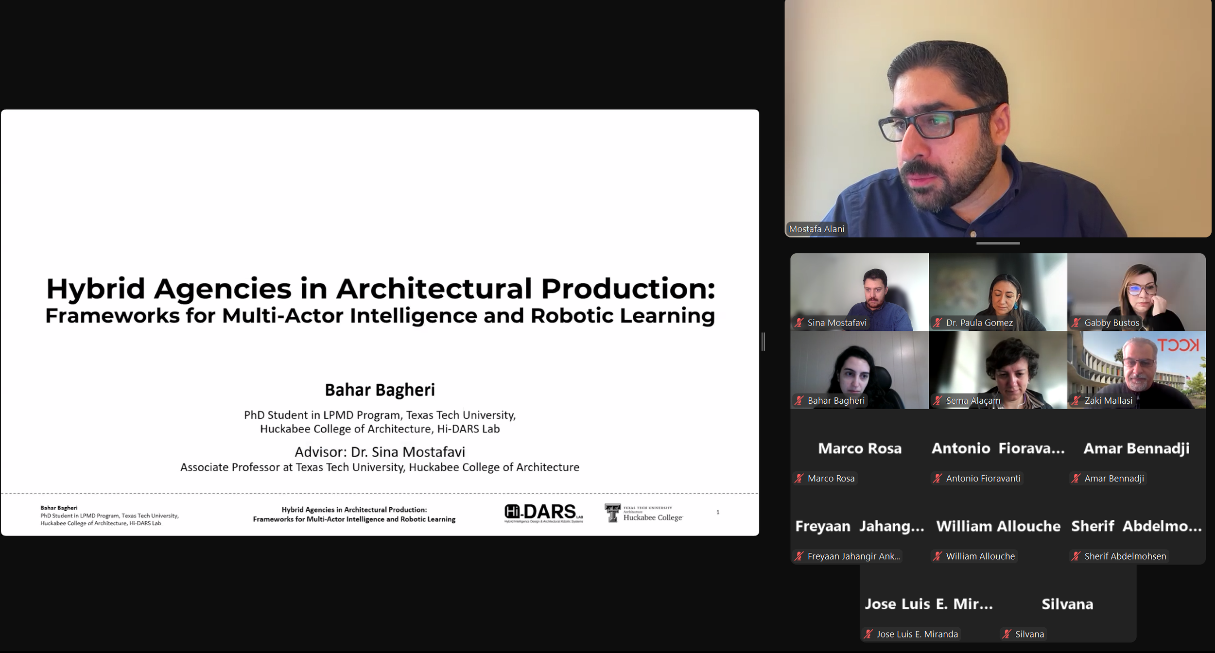 Bahar Bagheri Presented at the 5th World CAAD PhD Workshop as ACADIA ...