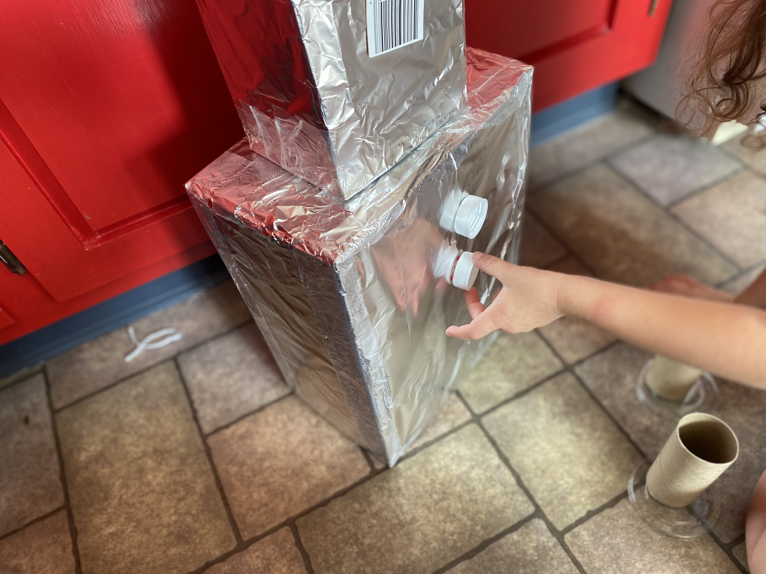 How To Make A Recycled Robot With Your Toddler — Hair Ties, High Fives ...