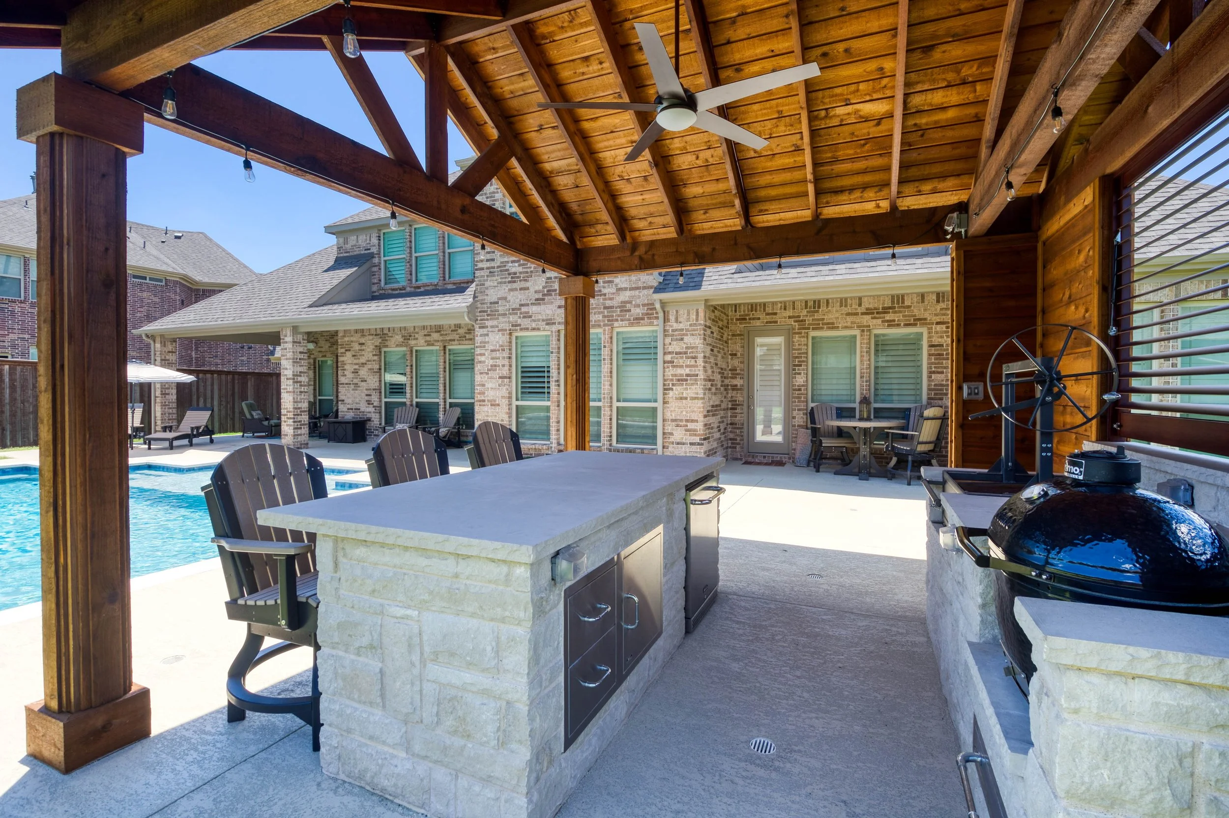 Outdoor Kitchens — Foley Pools Custom Swimming Pools | North Texas