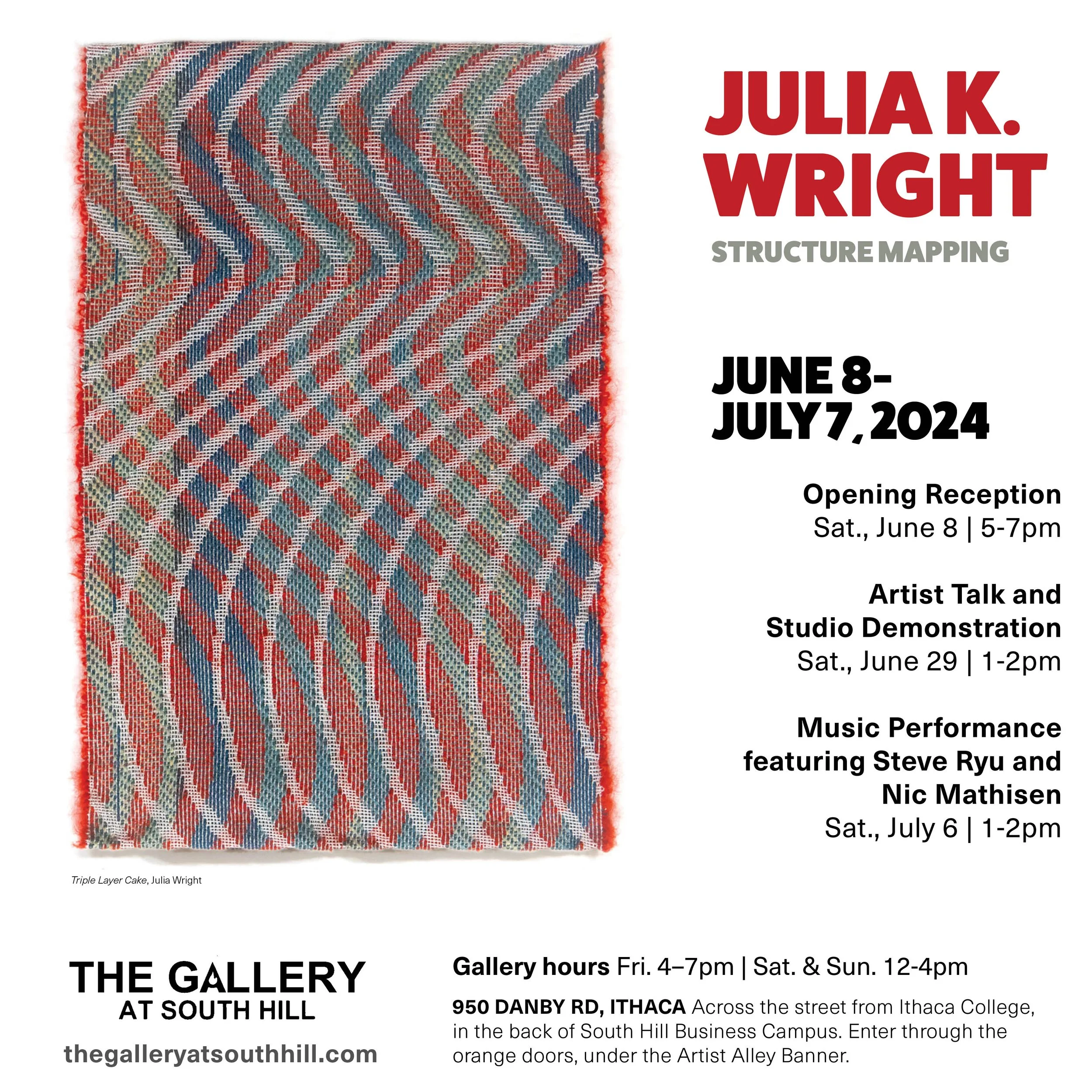 current an upcoming exhibitions — The Gallery at South Hill