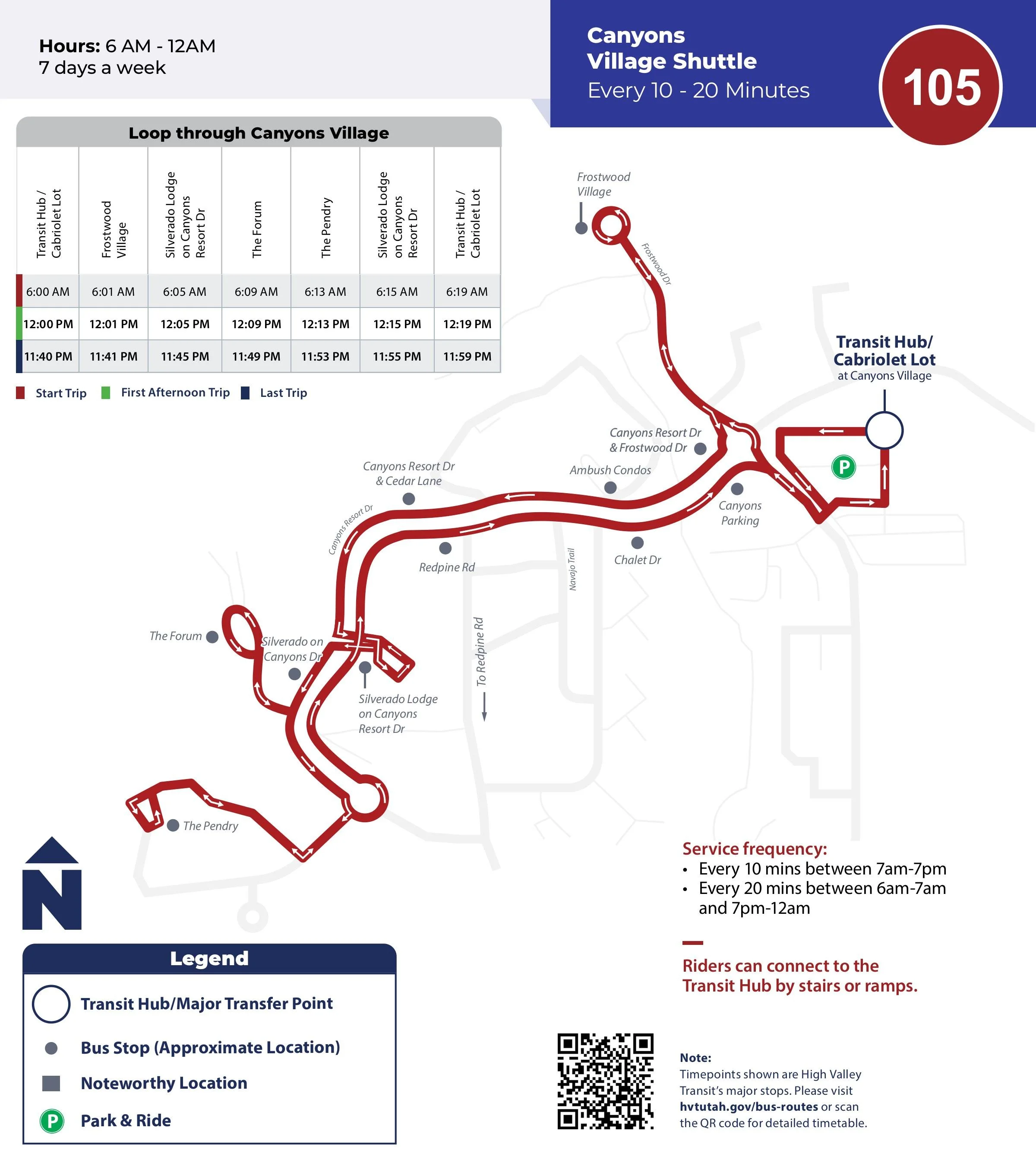 105 Canyons Village Shuttle — High Valley Transit | Free, Public ...