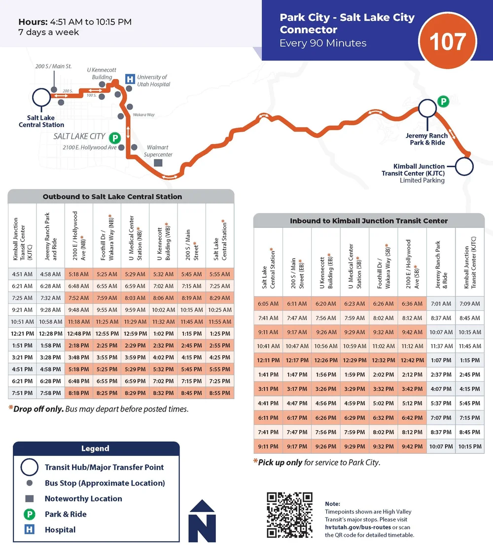 107 Commuter to Park City — High Valley Transit | Free, Public ...