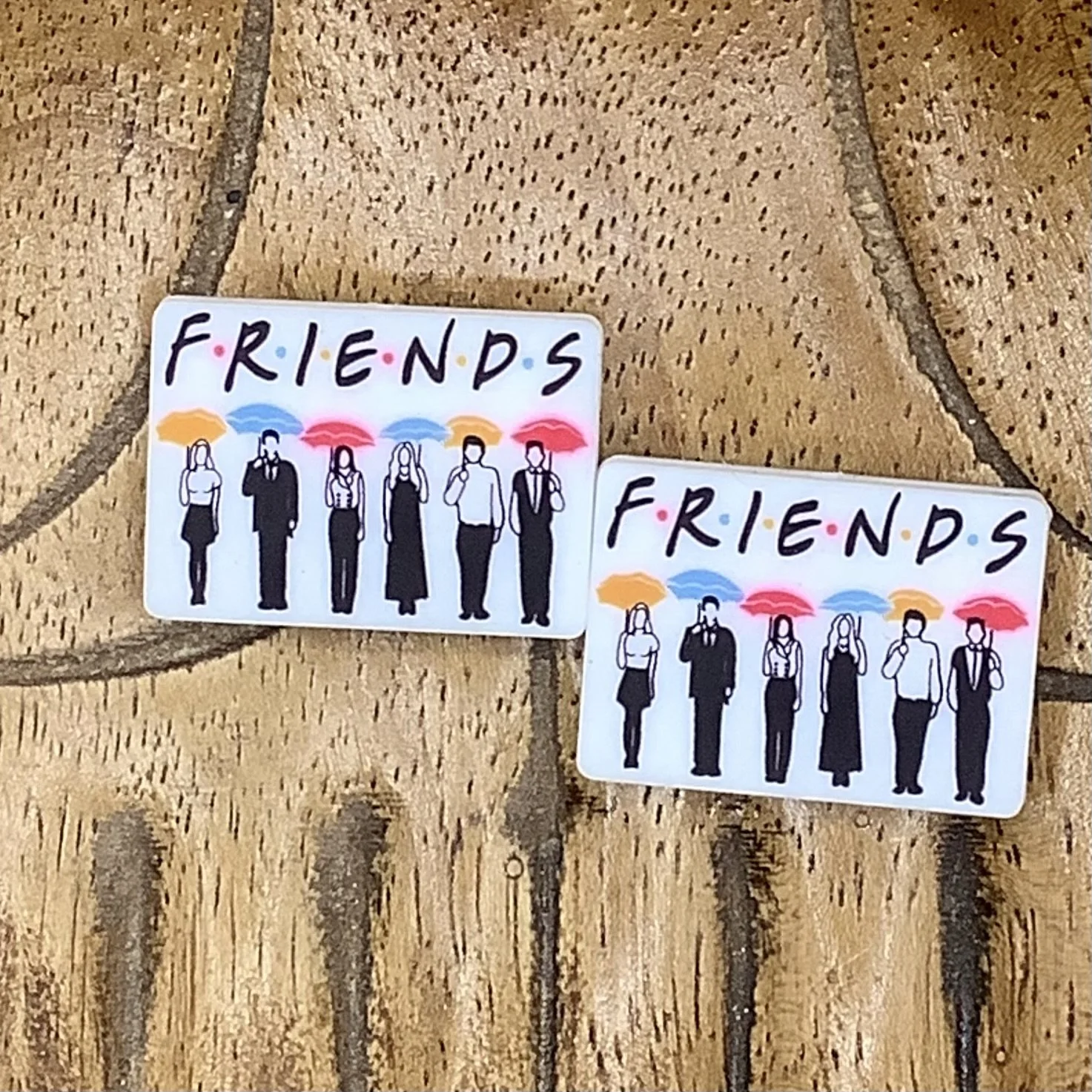 Silicone Friends focal bead (2 per pack) — The Tumbleristas
