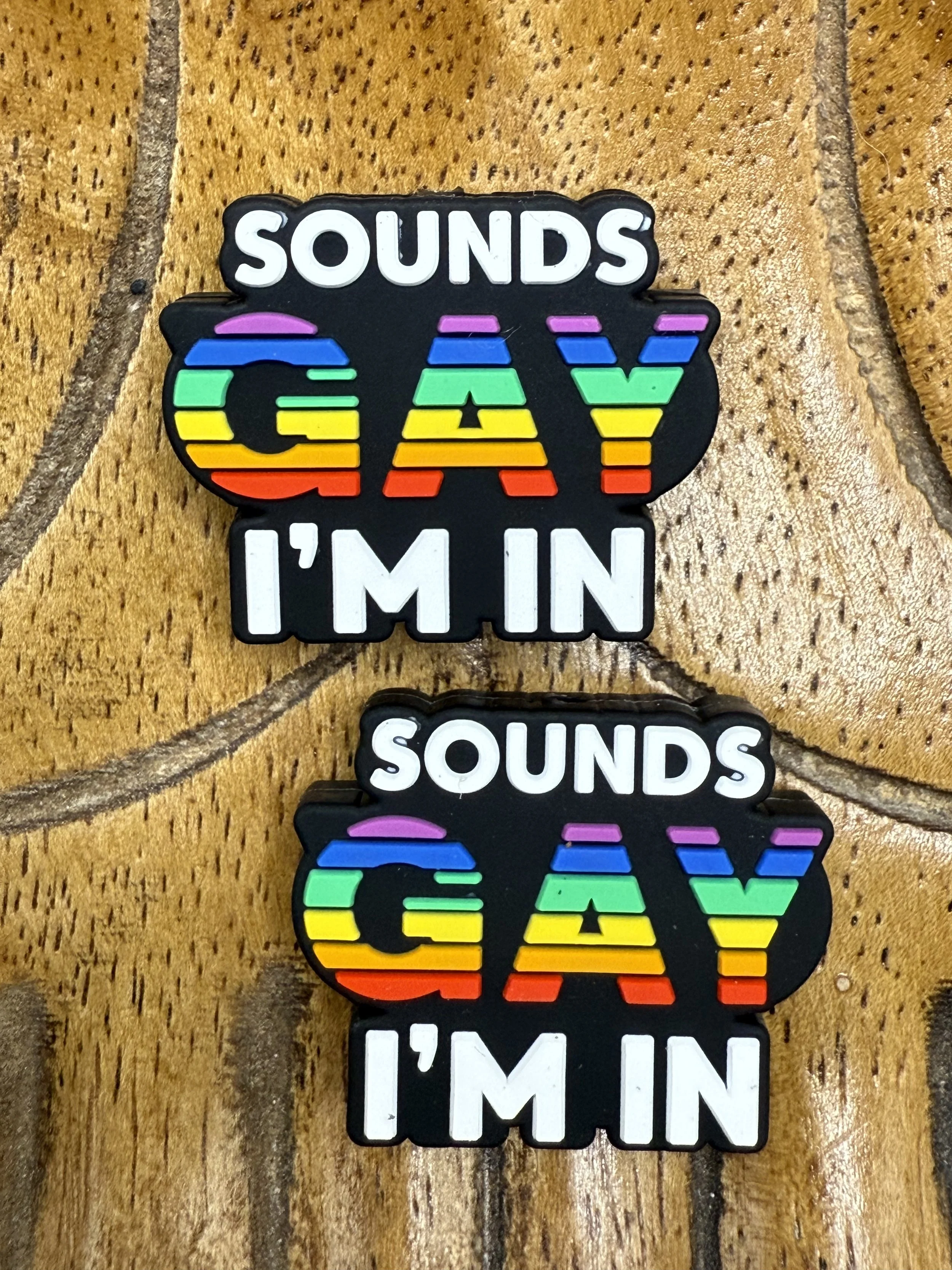 Silicone Sounds Gay I'm in Focal (2 beads per pack) — The Tumbleristas