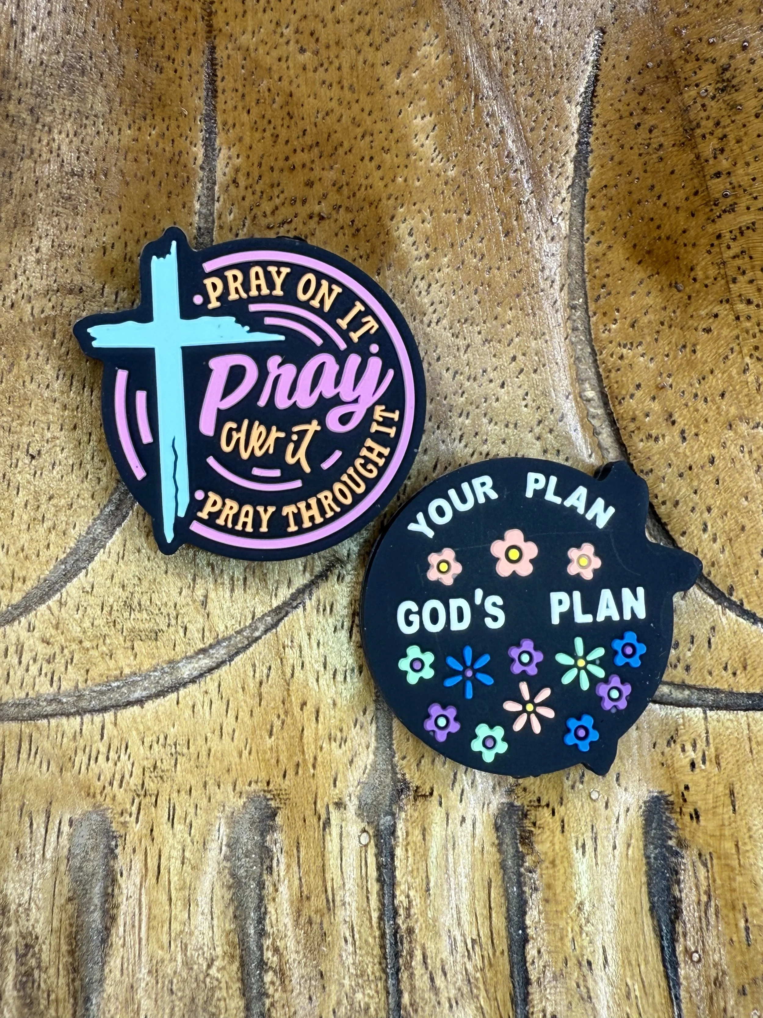 Silicone Your Plan God's Plan Pray on it focal (2 Beads per Pack) — The ...