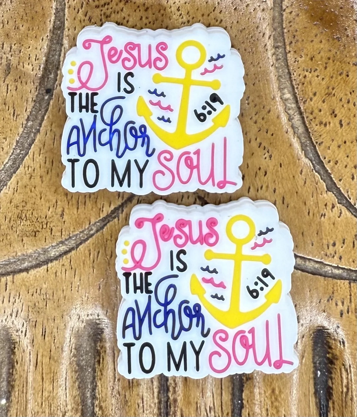 Silicone Jesus is the Anchor to my Soul Focal (2 beads per pack) — The ...