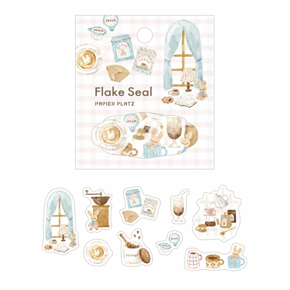 Furukawashiko Stickers Watashi-Biyori Yuru-Neko — The Stationery Pocket
