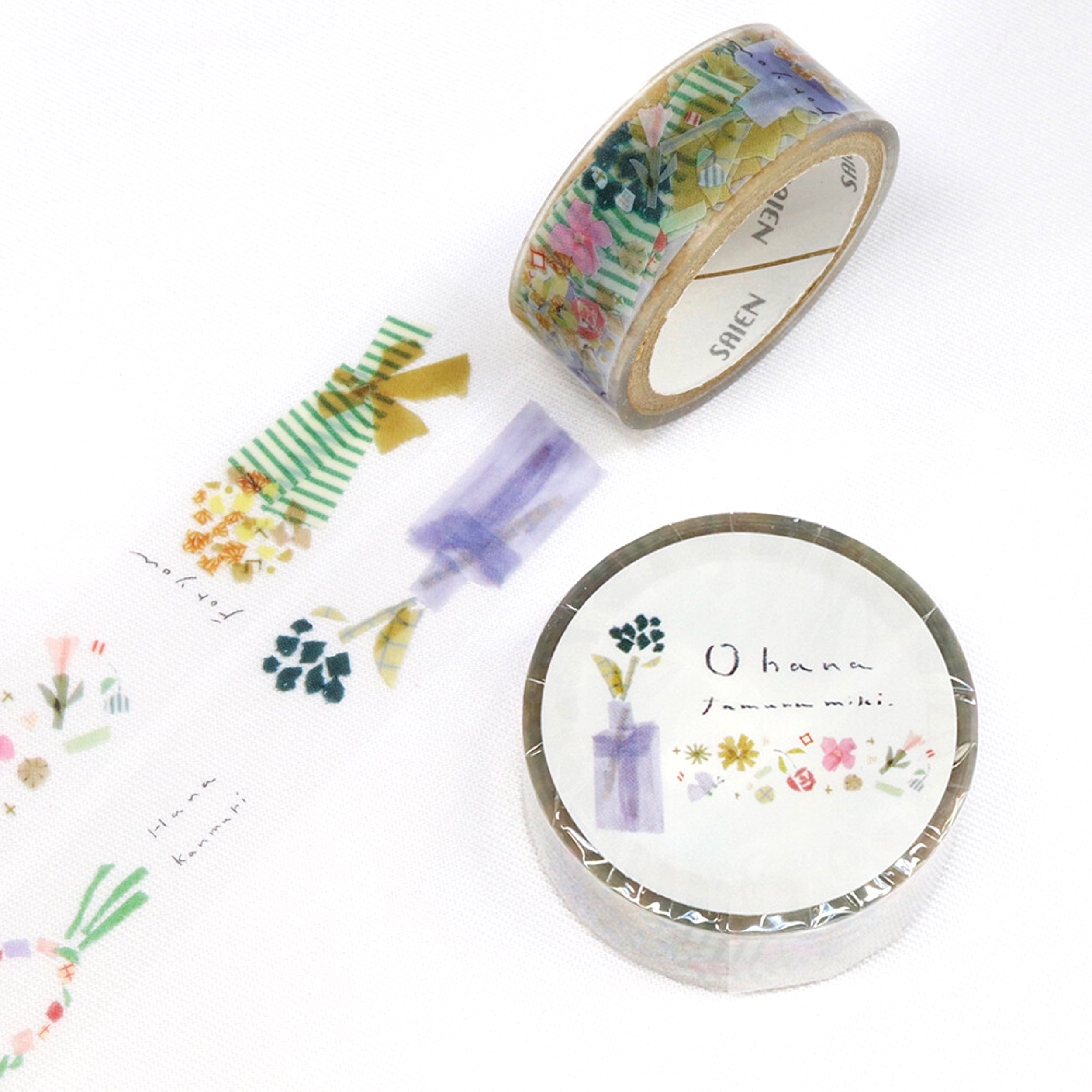 SAIEN x Miki Tamura Glass Green Washi Tape — The Stationery Pocket