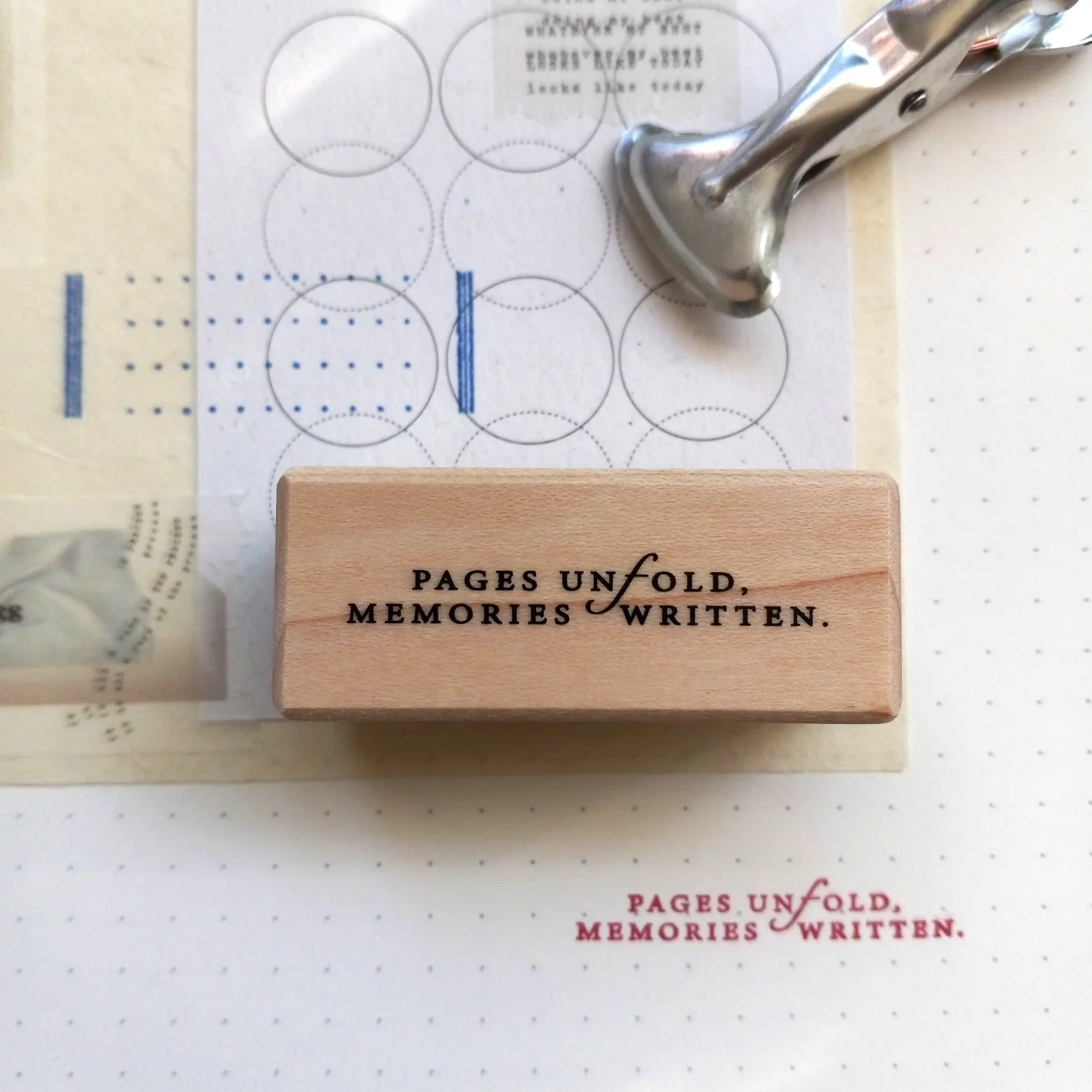 Spica Garden Muu-chan Stamp Book Rubber Stamp — The Stationery Pocket