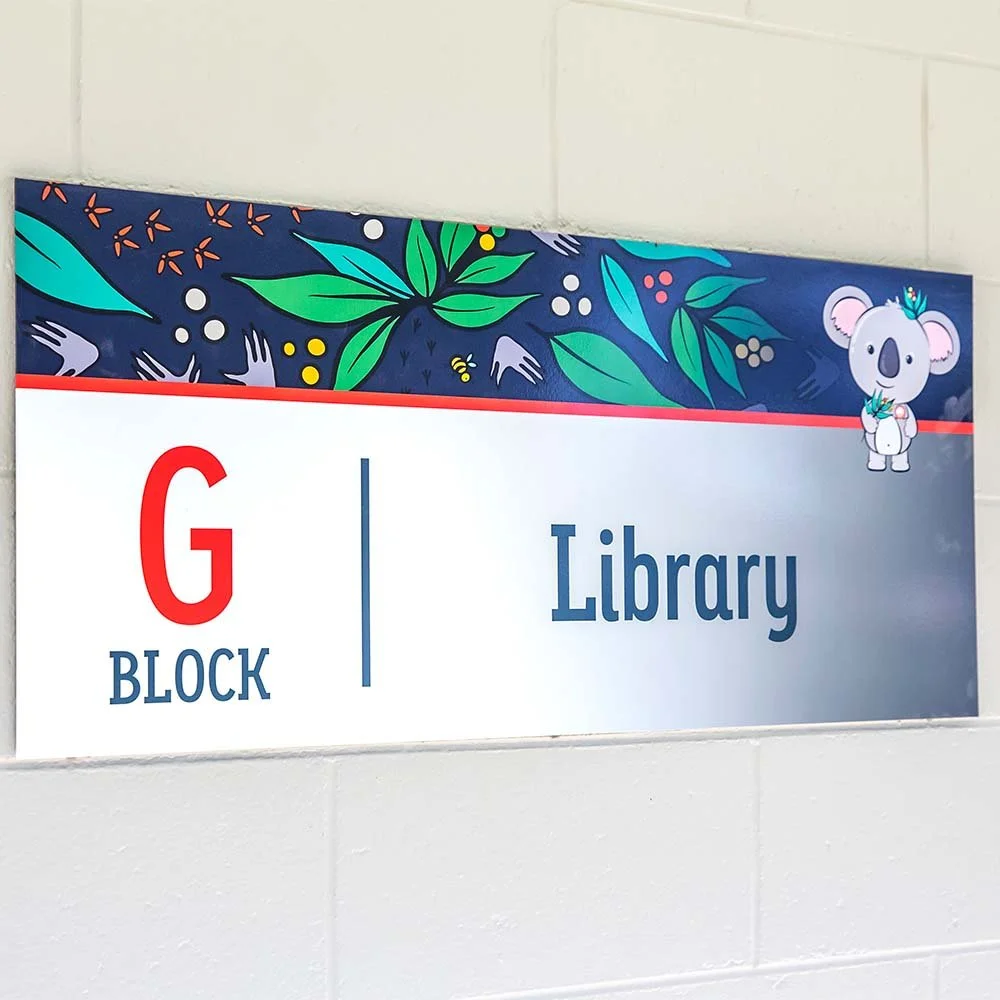 School Building Signs — Products — Danthonia Designs