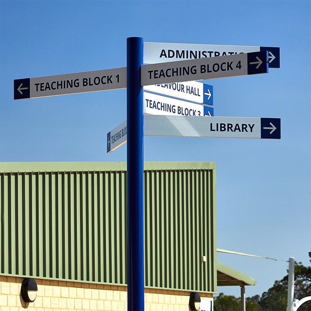School Directional Signs — Products — Danthonia Designs
