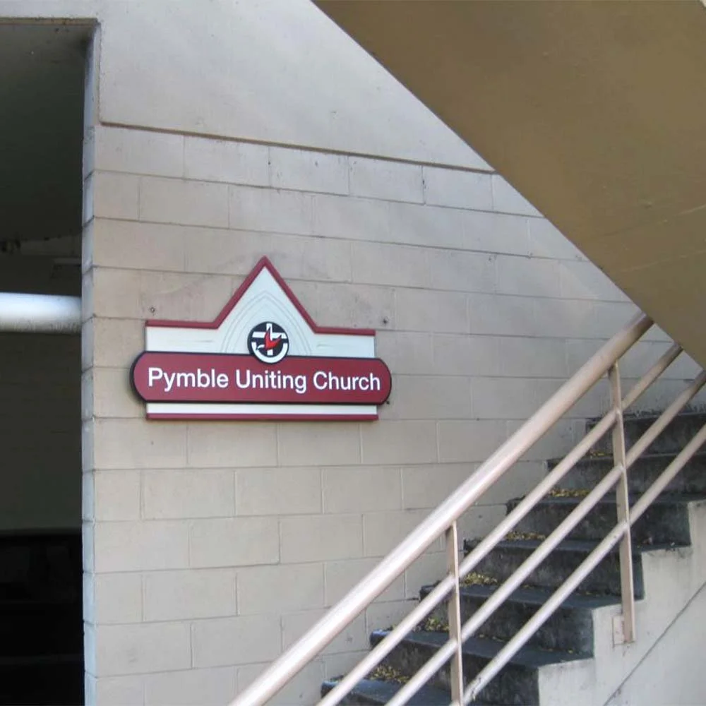 Pymble Uniting Church LED sign — Danthonia Designs
