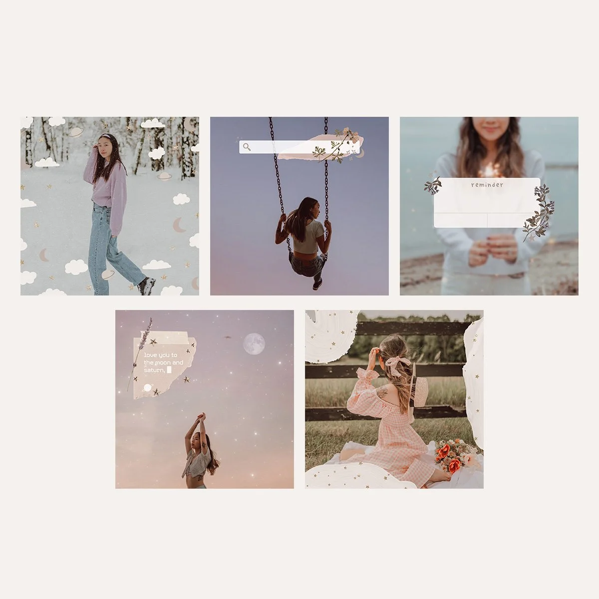 Coquette Digital Collage Kit — She The Spy